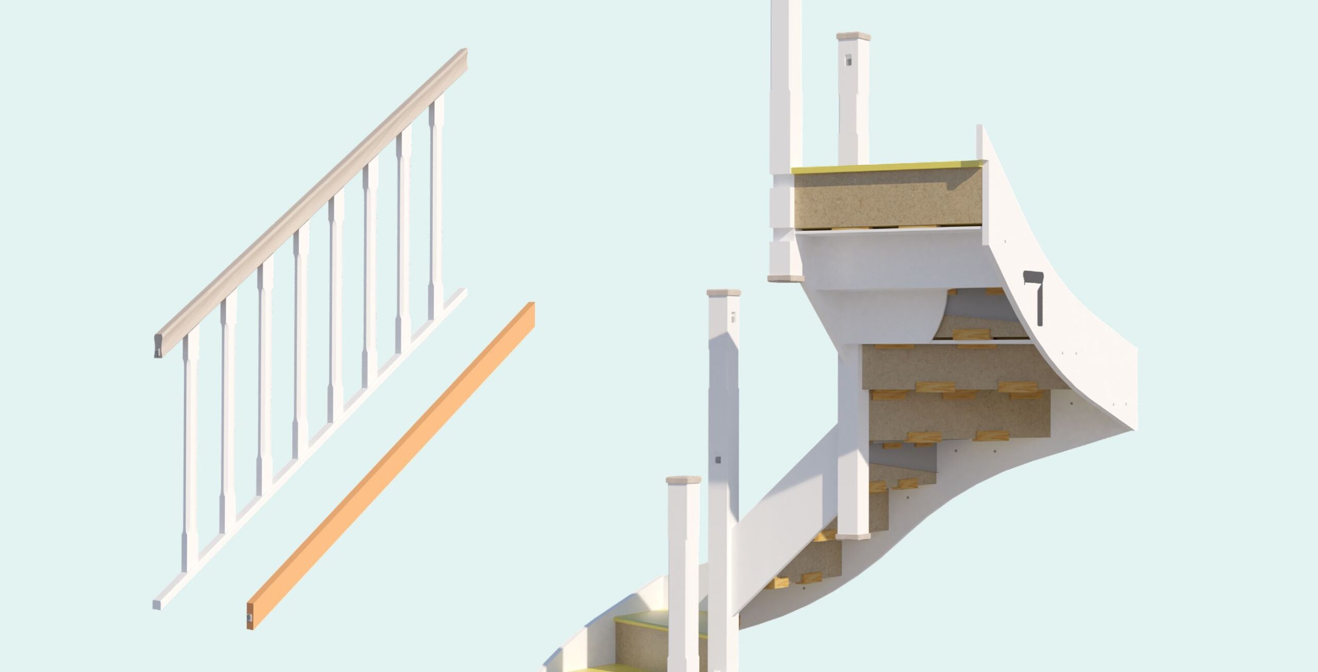 Our pre-assembled staircase designs | Staircraft