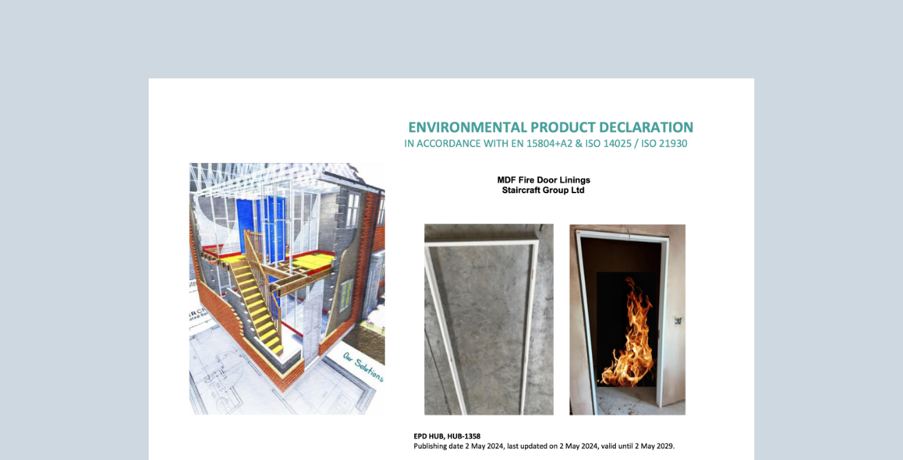 MDF Fire Door Lining Environmental Product Declaration